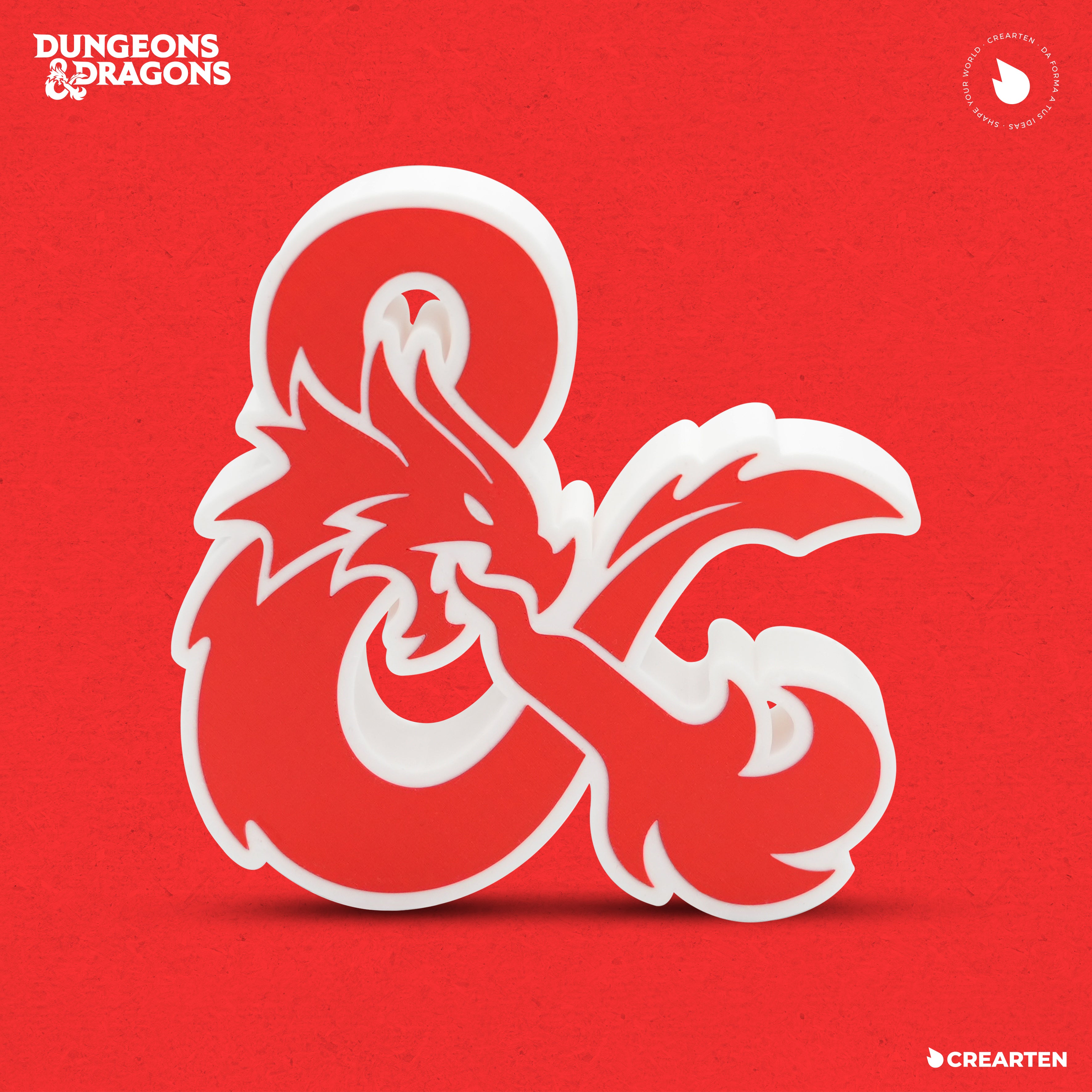 Dungeons & Dragons - Logo 3D. – Crearten